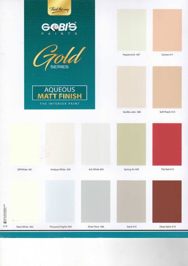 Gold Aqueous Matt Finish